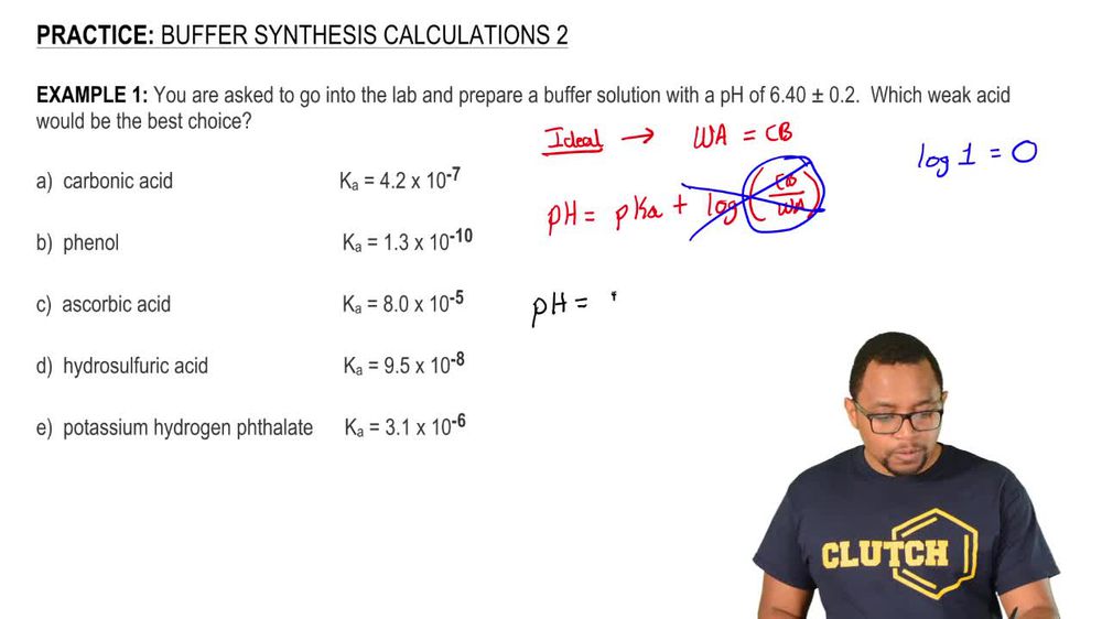 Buffer Chemistry Example