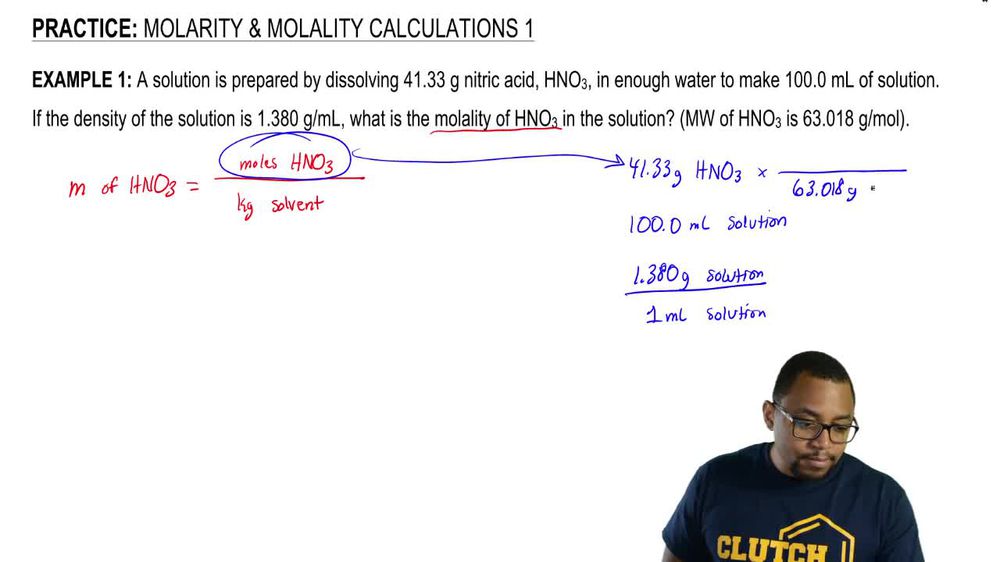 Molality Equation