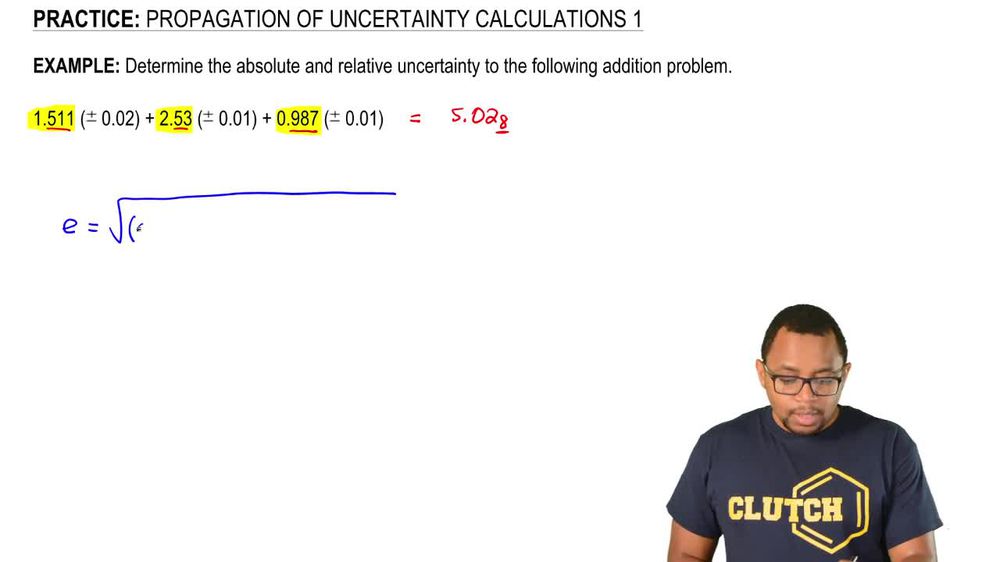 Relative Error Formula Chemistry