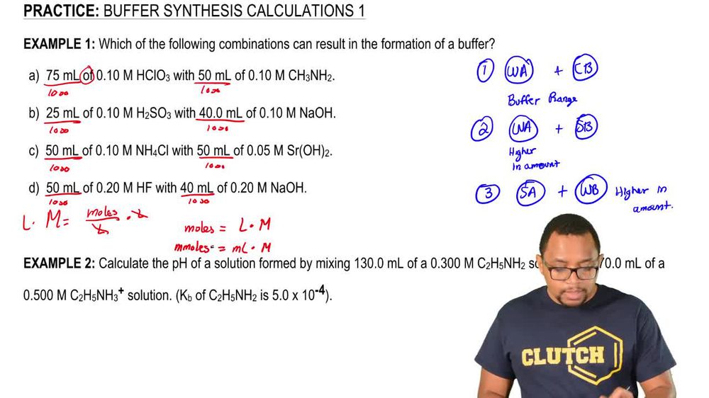 Buffer Chemistry Example