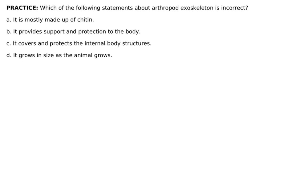 Arthropod Exoskeleton