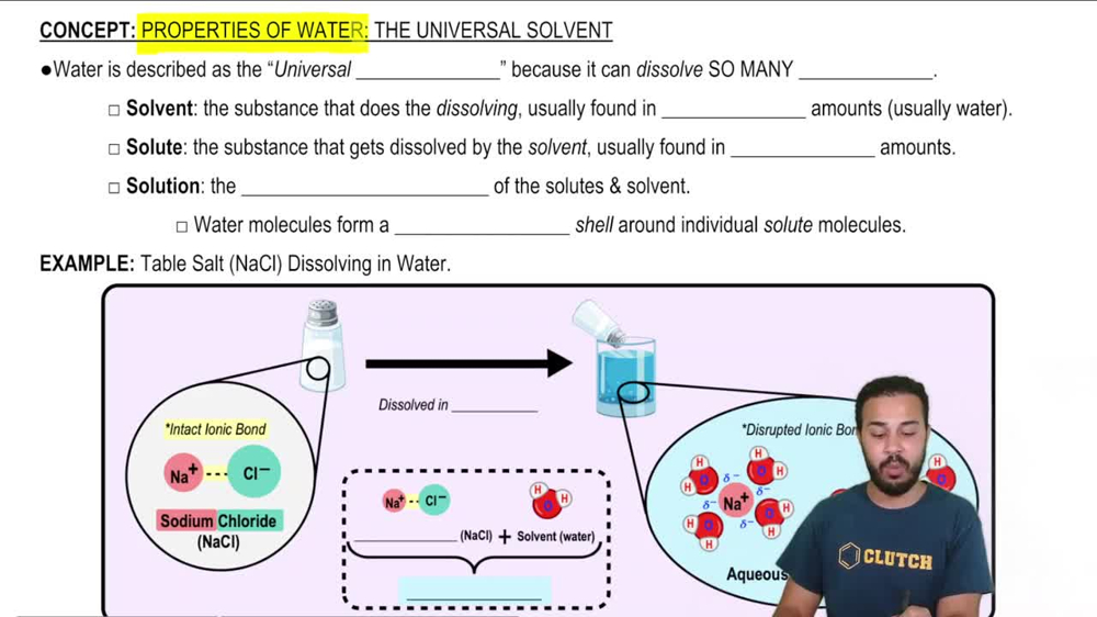 Universal Solvent Of Water