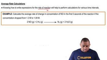 Average Rate of Reaction Example 1 | Channels for Pearson+