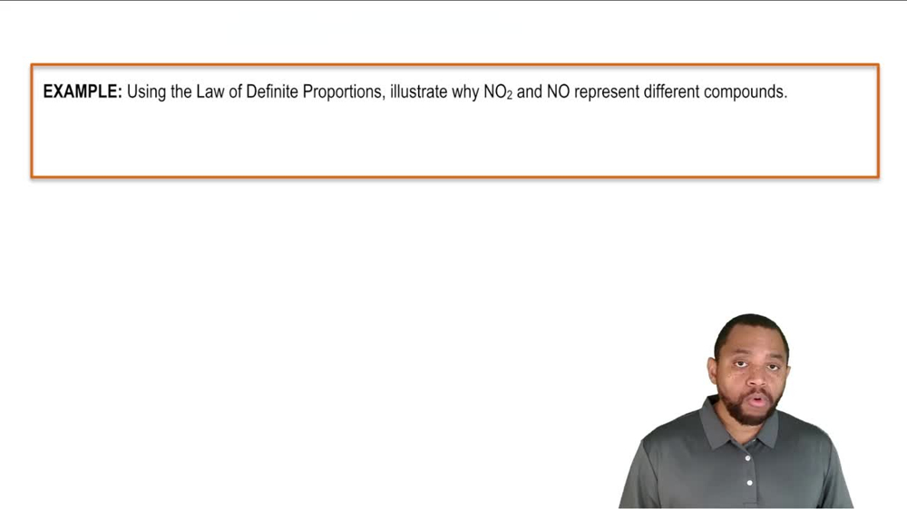 Law Of Definite Proportions Proust