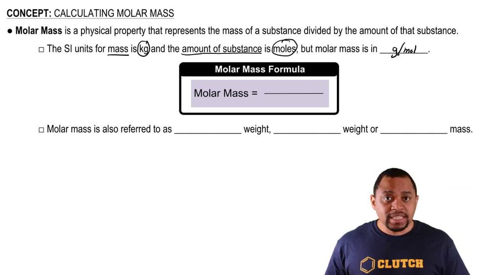 Molar Mass Formula