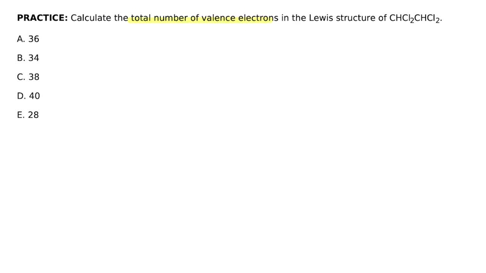 Vinyl Chloride Lewis Structure