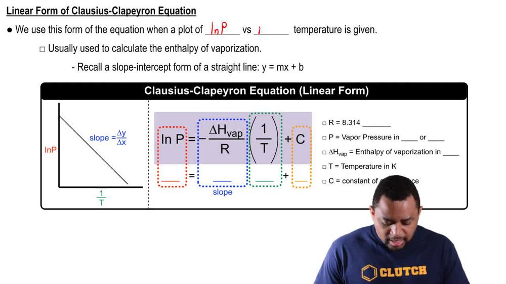 Clausius Clapeyron Equation