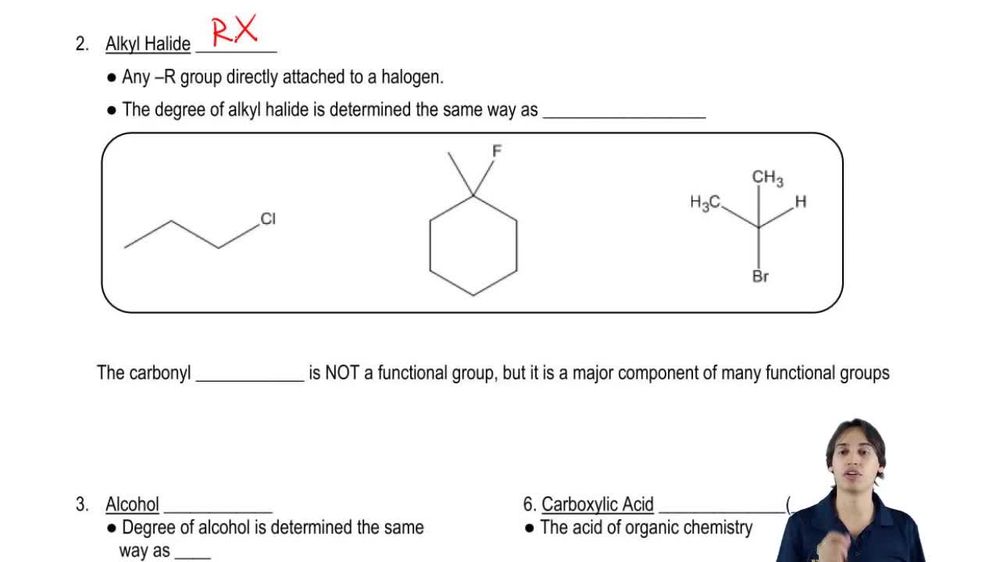 Alkyl Halide Functional Group