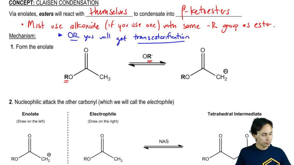 Draw A Condensation Reaction