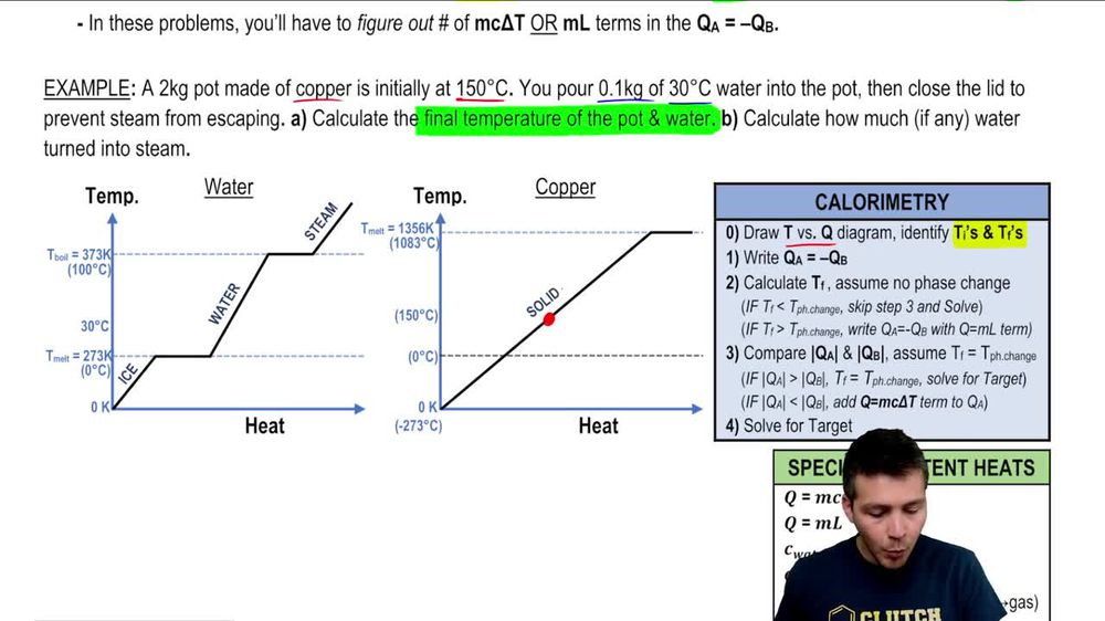 Phase Change For Water