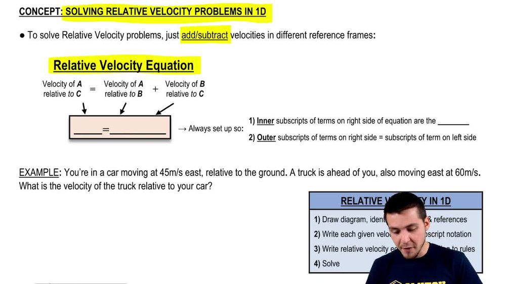 Velocity Example Problems