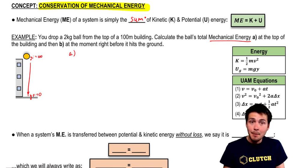 Mechanical Energy Examples