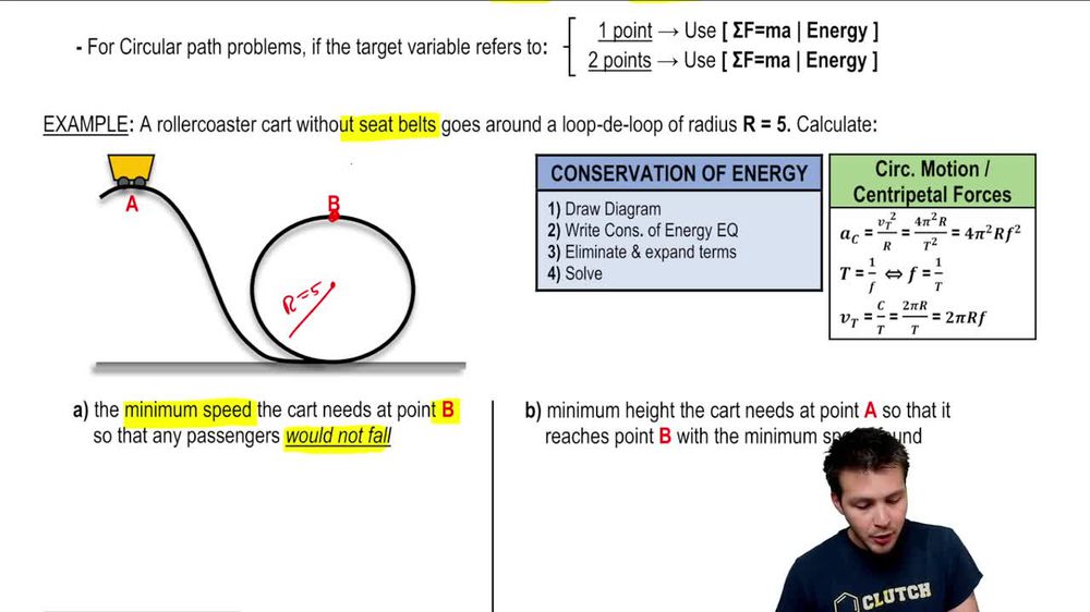 Centripetal Force Roller Coaster