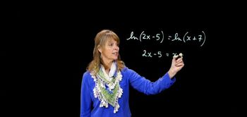 Using the One-to-One Property to Solve Logarithmic Equations | Channels ...