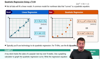 Quadratic Regression | Guided Videos, Practice & Study Materials