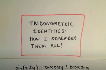 Trigonometric Identities: How to Derive / Remember Them | Channels for ...