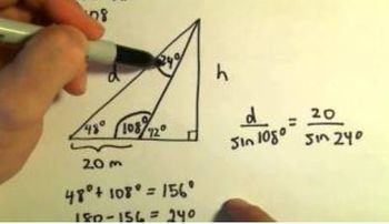 Law of Sines - Application/Word Problem, Ex 3 | Channels for Pearson+