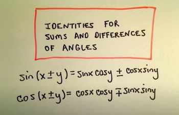 Cosine of the Difference of Two Angles | Channels for Pearson+