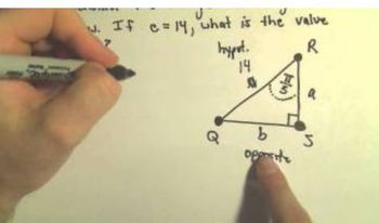 Trigonometric Functions To Find Unknown Sides of Right Triangles ...