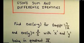 Verifying Trigonometric Identities | Channels for Pearson+