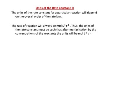 General Chemistry Chemical Kinetics Study Guide | Notes
